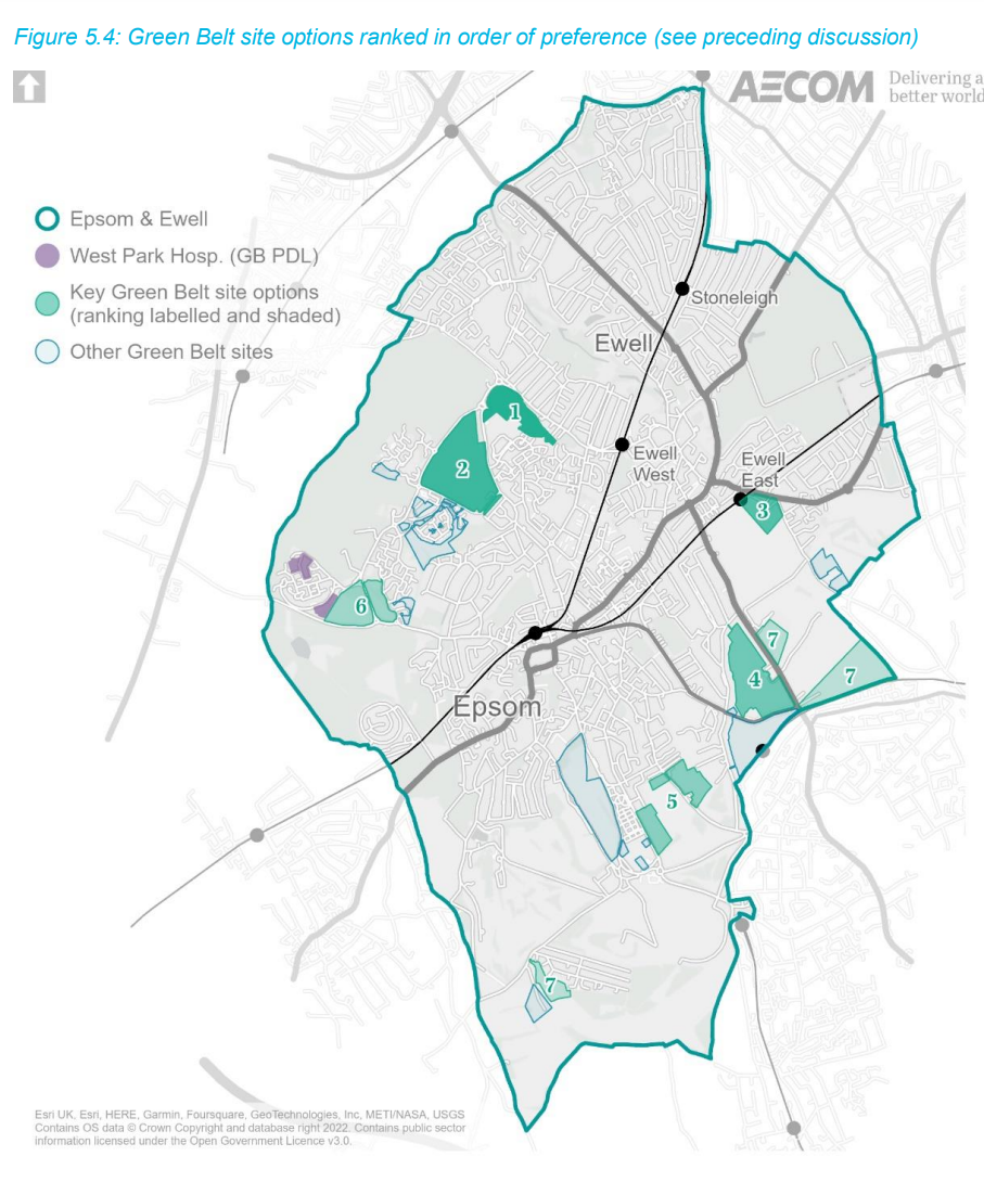 THREAT MAP | Keep Epsom & Ewell Green Belt